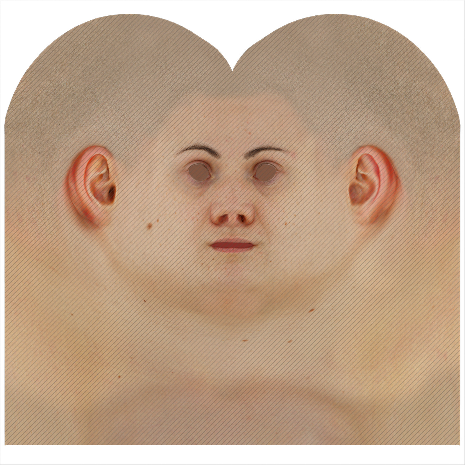 Female Head Texture Map 33